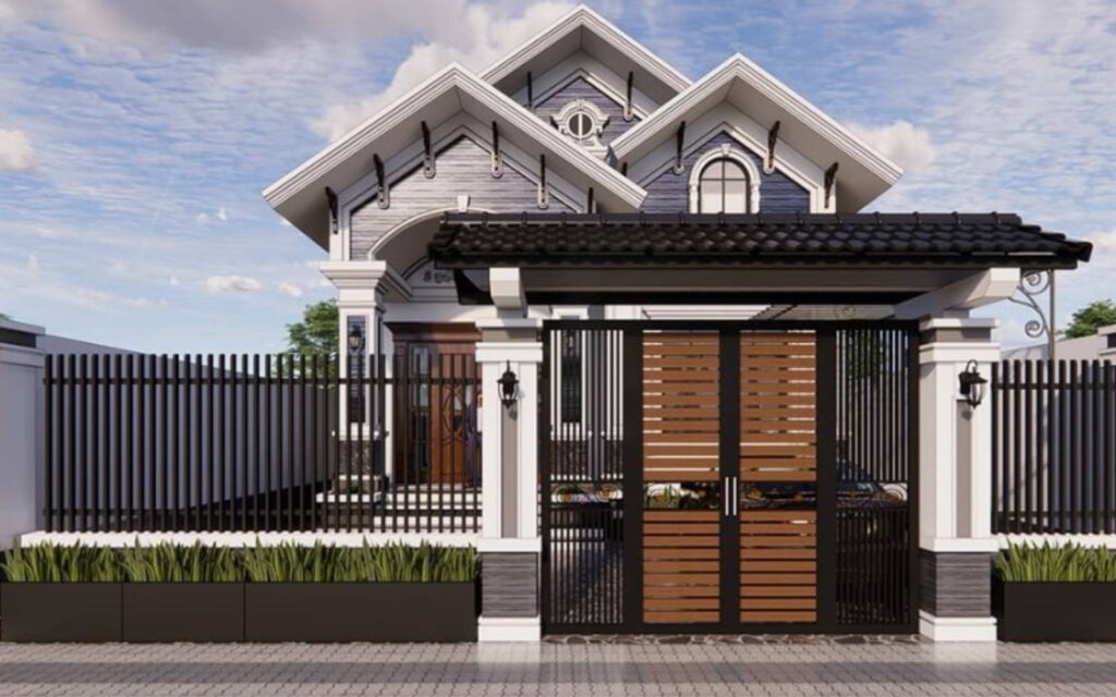 10+ Mẫu phào chỉ trụ cổng đẹp hiện đại và cổ điển - PKG